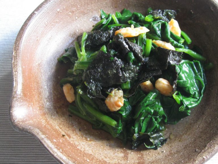 ‘Ohitashi’ Marinated Spinach & Nori – Hiroko's Recipes