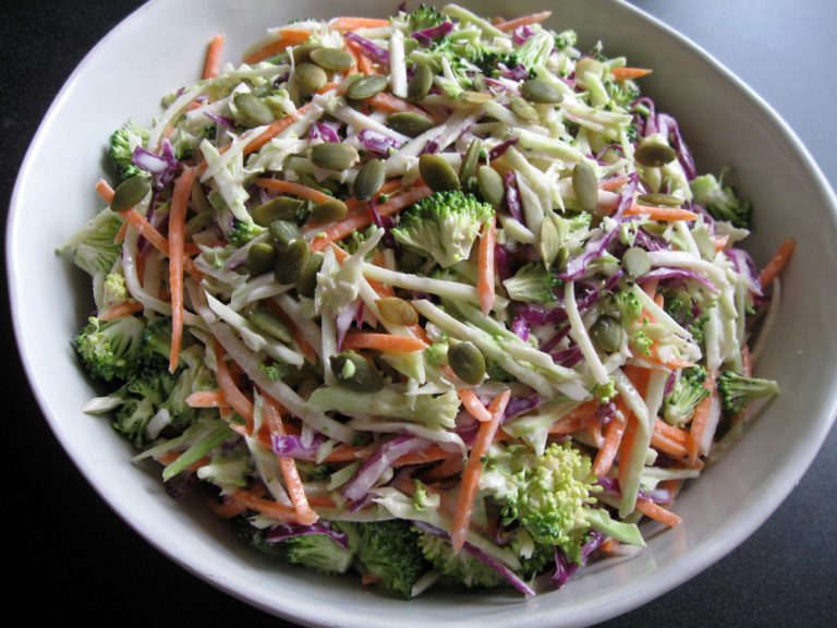 Broccoli Slaw with Creamy Dressing – Hiroko's Recipes