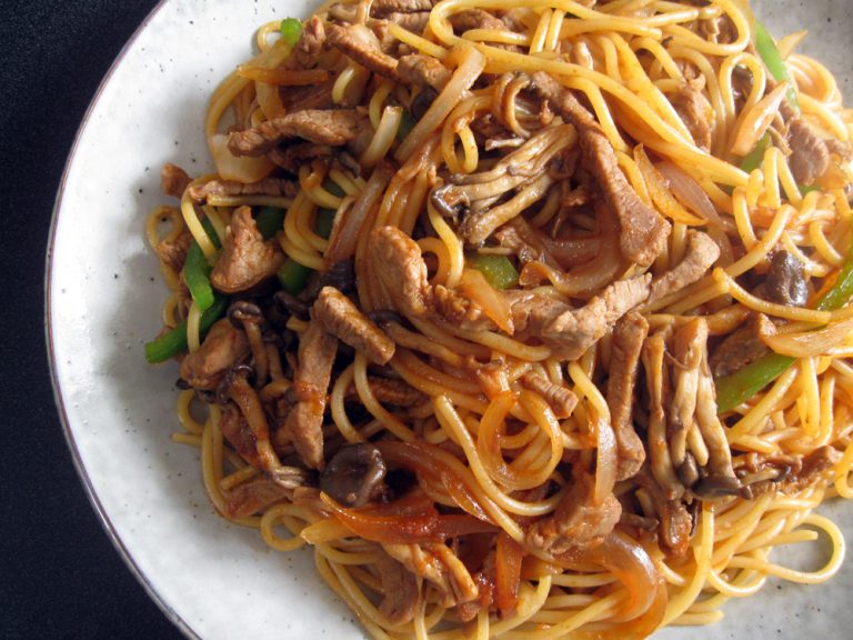 Fiery Beef Bulgogi Spaghetti – Hiroko's Recipes