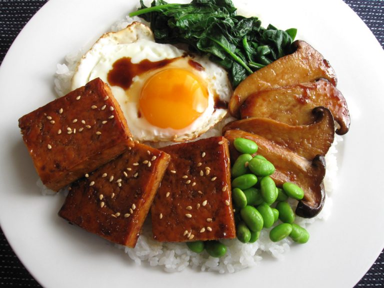 Teriyaki Tofu Plate – Hiroko's Recipes