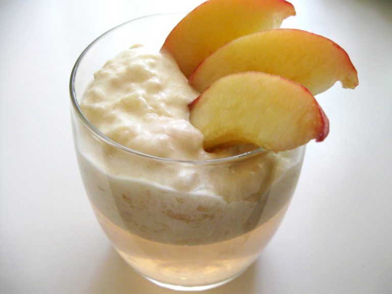 Peach Fool & Peach Jelly – Hiroko's Recipes