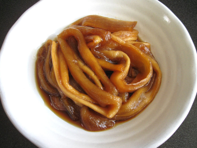Simmered Kanpyō (Kampyō) – Hiroko's Recipes