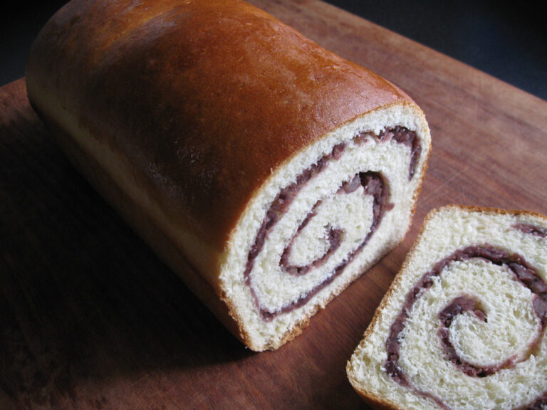 Sweet Azuki Swirl Loaf – Hiroko's Recipes