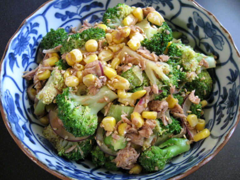 Broccoli & Tuna ‘Goma-ae’ – Hiroko's Recipes