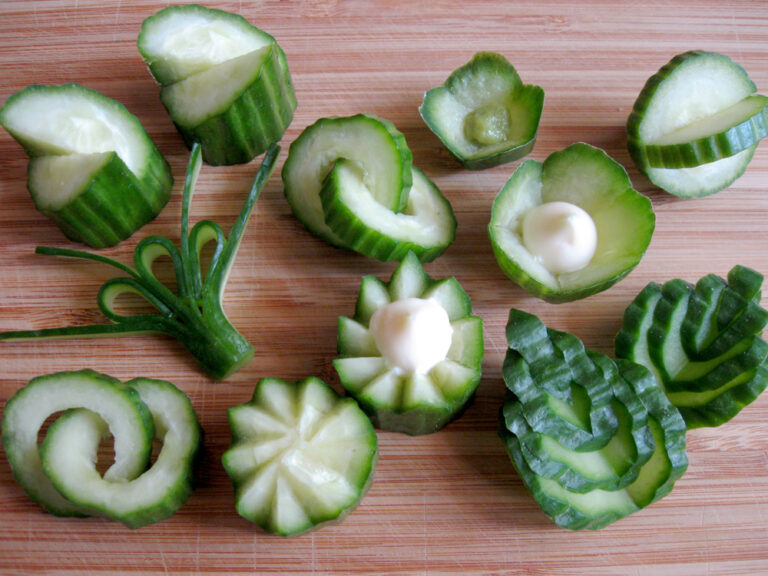 Decorative Cucumber – Hiroko's Recipes