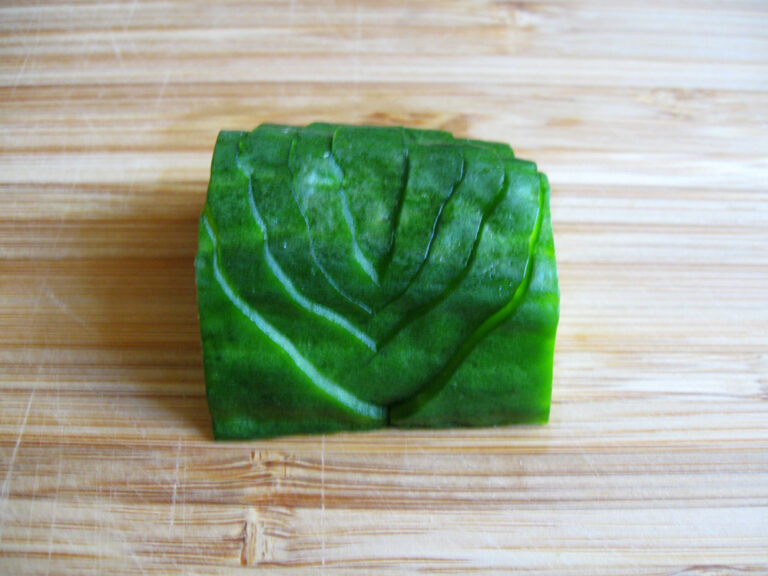 Decorative Cucumber – Hiroko's Recipes