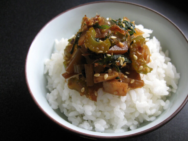 Celery & Bamboo Shoot ‘Tsukudani’ – Hiroko's Recipes