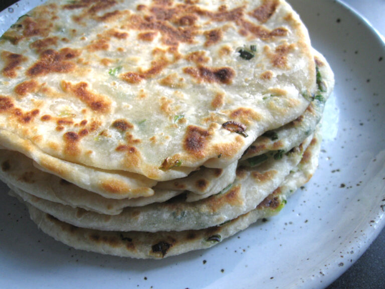 Spring Onion Flatbread – Hiroko's Recipes
