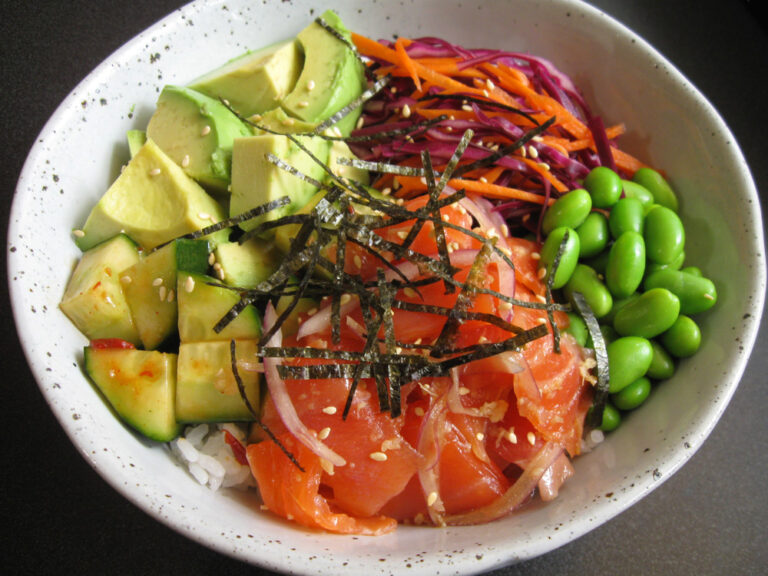 Smoked Salmon Poke Bowl – Hiroko's Recipes