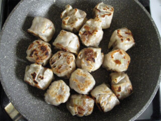 Pan-fried Mini Dim Sims (Shumai) with Teriyaki Sauce – Hiroko's Recipes