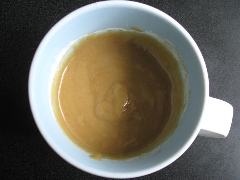 Chestnut Paste Mug Cake – Hiroko's Recipes