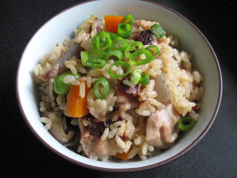 Chicken ‘Gomoku’ Takikomigohan – Hiroko's Recipes