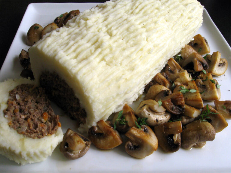 Meatloaf & Mashed Potato Log – Hiroko's Recipes