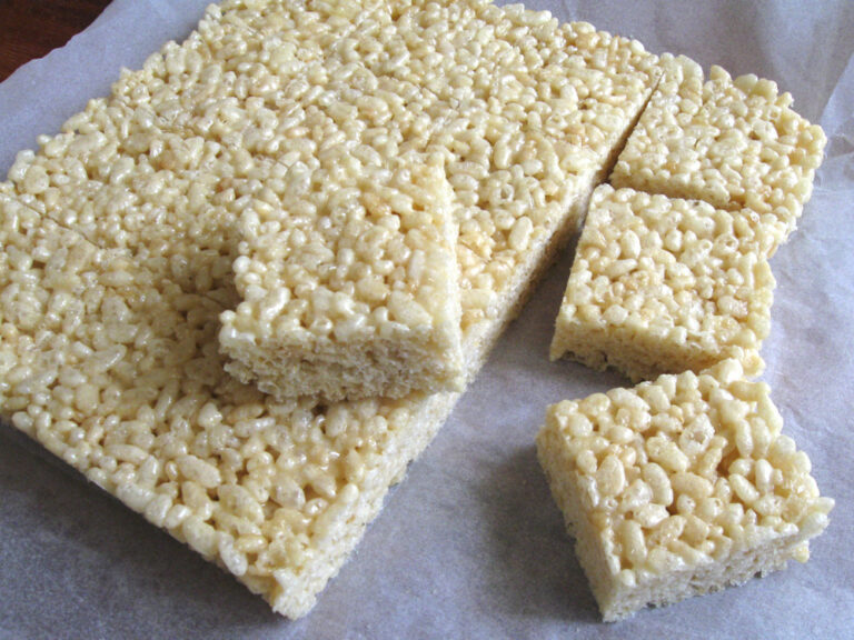 Rice Bubbles & Marshmallow Slice – Hiroko's Recipes