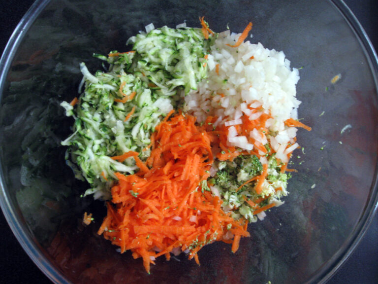 Chicken Rissoles with Loads of Vegetables – Hiroko's Recipes