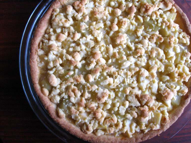 Apple & Lemon Curd Crumble Pie – Hiroko's Recipes