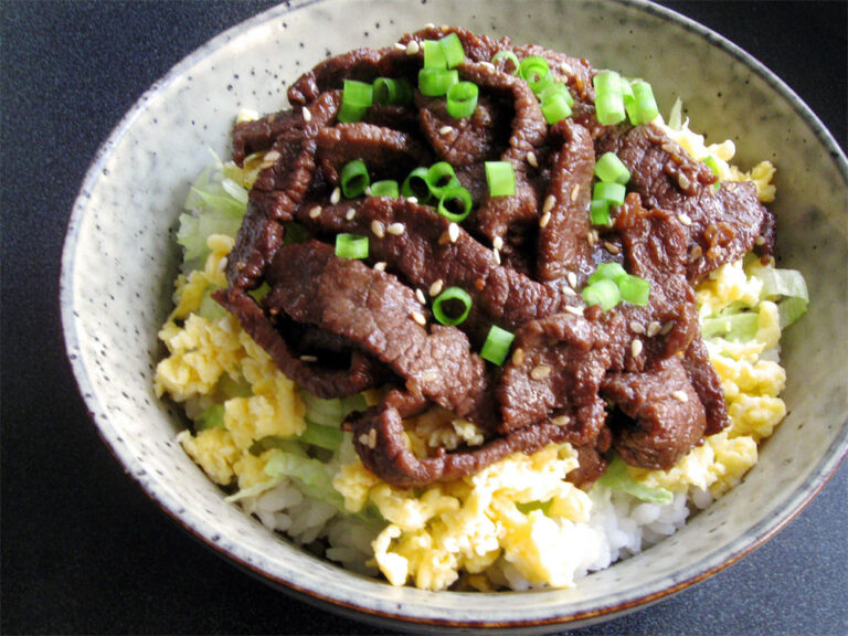 ‘Yakiniku’ Beef Sushi Rice Bowl – Hiroko's Recipes