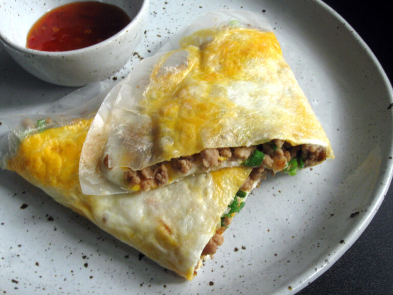 Pan-Grilled Rice Paper & Egg – Hiroko's Recipes