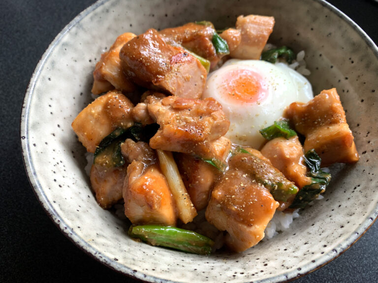 Sanshō Miso Chicken Rice Bowl – Hiroko's Recipes