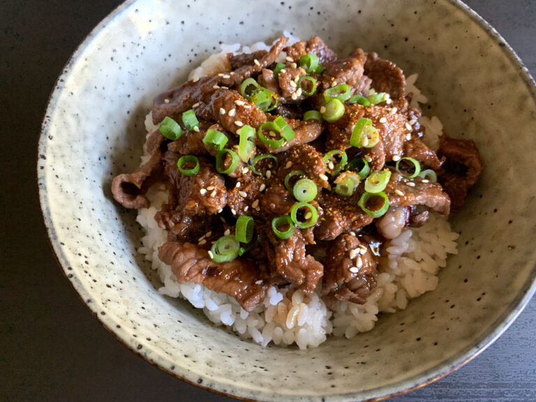 Teriyaki Beef Rice Bowl – Hiroko's Recipes