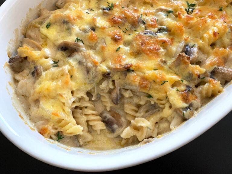 Creamy Mushroom & Pasta Bake – Hiroko's Recipes