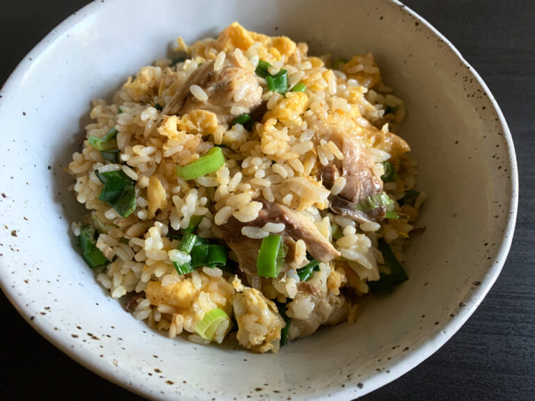Mackerel Fried Rice – Hiroko's Recipes