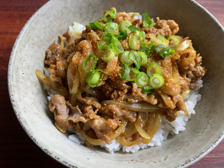 Curry Flavoured Beef Rice Bowl – Hiroko's Recipes