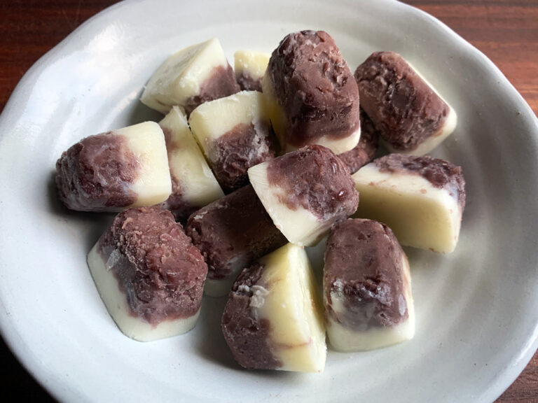 Frozen Azuki Milk Bites – Hiroko's Recipes