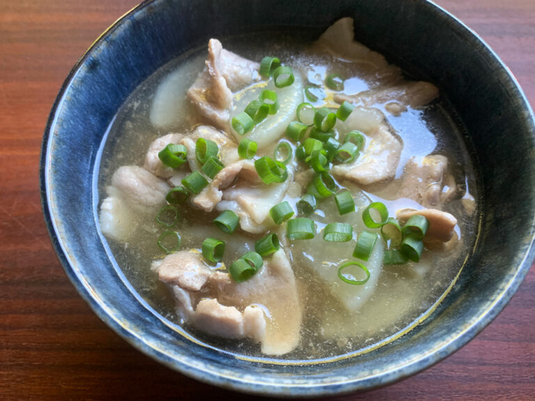 Daikon & Pork Soup – Hiroko's Recipes